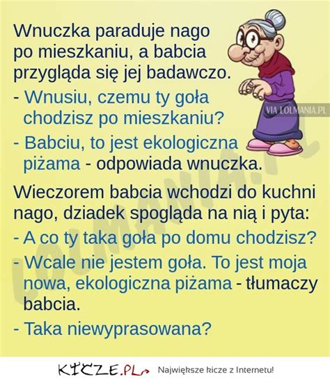Kicze pl Babcia chciała spać NAGO Zobacz reakcję dziadka XD