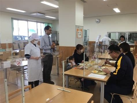 学校給食試食会 鹿児島県立鹿児島聾学校