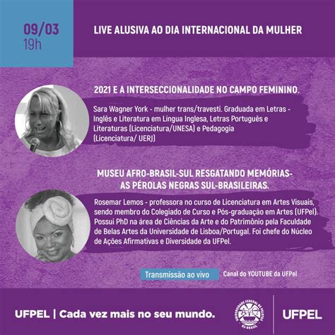 Coordenação De Comunicação Social Interseccionalidade é Tema De Live