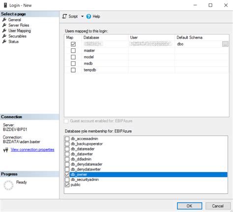 Database Creation Loome Publish Documentation