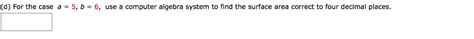 Solved Set Up But Do Not Evaluate A Double Integral For