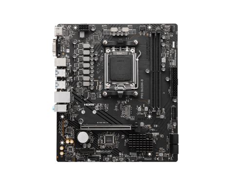 Msi Pro B M B Micro Atx Motherboard Grey Pc