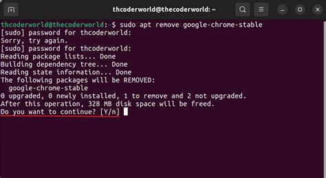 How To Uninstall Google Chrome From Ubuntu Thecoderworld