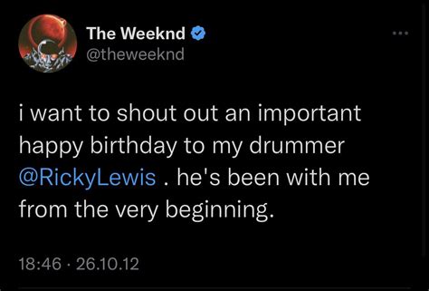 Wasnt Aware His Drummer Ricky Lewis Has Been With Him All This Time
