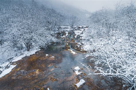 Warnawarni Alam Pemandangan Pemandangan Jiuzhaigou Yading Shangrila