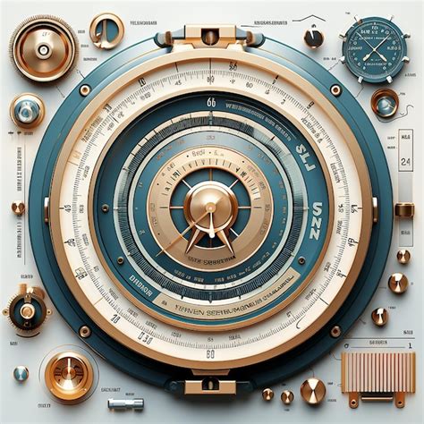Premium Ai Image Precision Instrument On White Background