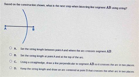 solved based on the construction shown what is the next step when