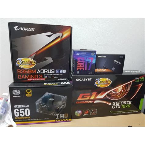 Intel I7 Gaming PC Desktop Full Set Computers Tech Desktops On Carousell
