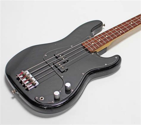 Fender Japan Squier Jv Precision Bass 1984 Black Bass For Sale Rickguitars