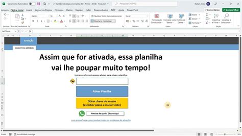 Como Habilitar Macros E Ativar As Planilhas Da Luz Tutorial Luz Prime