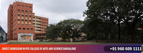 Direct Admission In Pes College Of Arts And Science Bangalore