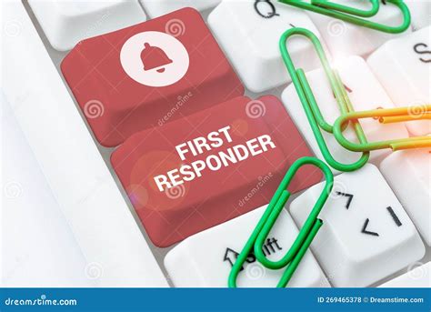 Conceptual Display First Responder Conceptual Photo A Person Who Is