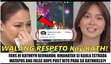 Pinoy Celebrity News Karla Estrada Tinawag Na Walang Delikadesa