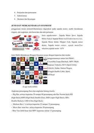 Modul Ajar Proses Bisnis Bidang Otomotif Pdf