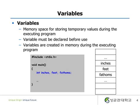 2 1 Variables And Data Types Ppt