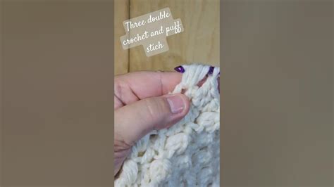 Crochet Puffcrochet Crochethat Youtube