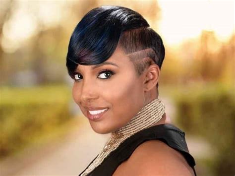 Curly Hairstyles With Side Bangs Black Women