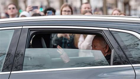 King Charles Iii Seen In Public One Day After Hospitalization