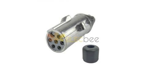 Aluminum Alloy 24v Trailer Rv Plug S Type 7 Core Truck Cable Trailer Connector