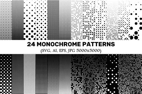 24 Monochrome Patterns On Behance Behance