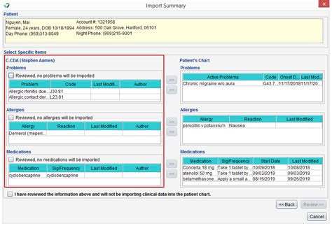 C‑cda Reconciliation Tool