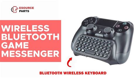 Wireless Ps4 Mini Keyboard Chatpad Dualshock Ds4 Controller Dualshock