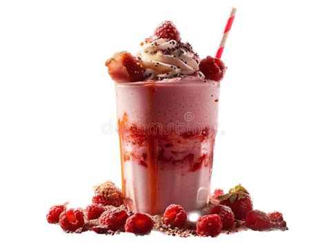 Three Glasses Of Milkshake With Assorted Flavors Chocolate Vanilla And Strawberry Milkshake