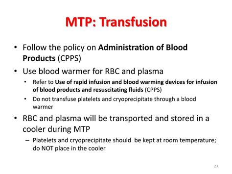 PPT Massive Transfusion Protocol PowerPoint Presentation Free