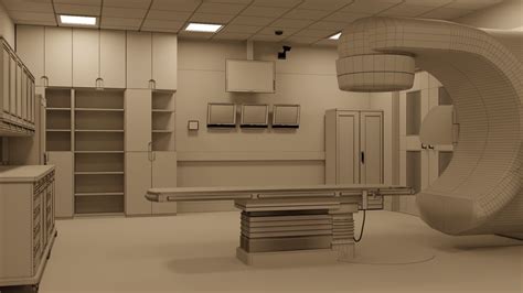 Hospital Linear Accelerator Room 3d Model 3D Model CGTrader