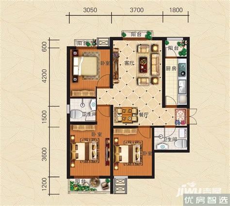 唐山龙泽国际户型图 优房智选