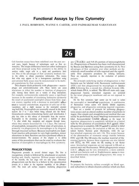 Functional Assays By Flow Cytometry Docslib