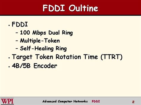 Fiber Distributed Data Interface Fddi Advanced Computer Networks