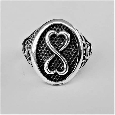 Anello Uomo Argento 925 Simbolo Infinito