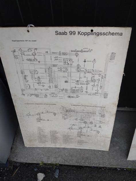 Se Produkter Som Liknar Saab 99 Kopplingsschema Skylt På Tradera