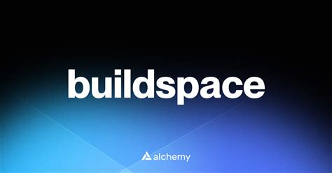 Buildspace Web3 Developer Tools Alchemy