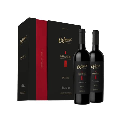 Estuche Colome 190 Años Cava Colomé
