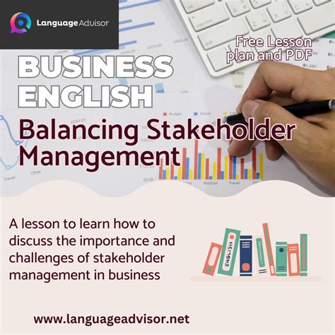 Business English Lesson Balancing Stakeholder Management