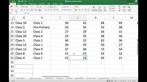 advanced excel 2 conditional formatting youtube
