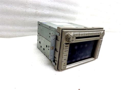 2007 Lincoln Navigation Radio Navigation Screen Display CD Player