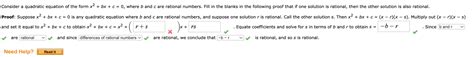 Solved And Set It Equal To X2bxc To Obtain X2bxcx2