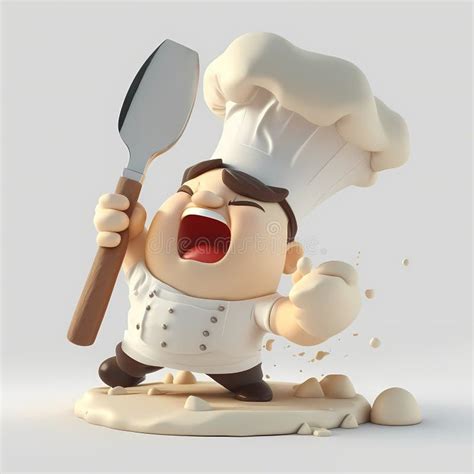Tiny Male Chef Generative Ai Stock Image Image Of Cuisine Gourmet 272599901