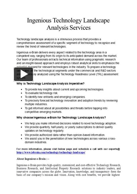 Ppt Technology Landscape Powerpoint Presentation Free To Download Id 9abf93 Mtk4n