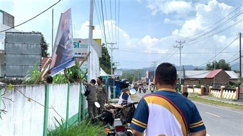 Masuk Minggu Tenang Pemilu 2024 Bawaslu Halmahera Selatan Gandeng Satpol Sisir APK
