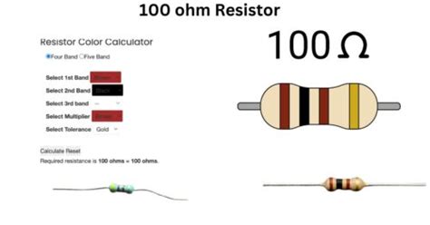100 Ohm Resistor The Most Usable Resistor In Electronics