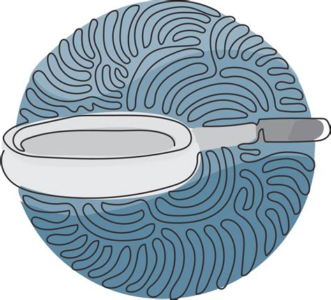 Continuous One Line Drawing Frying Pan Kitchen Items For Cooking Pan Saucepan Frying Pan