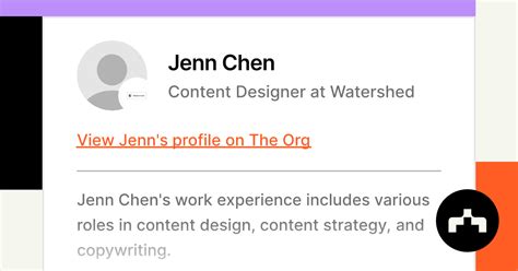 Jenn Chen Content Designer At Watershed The Org