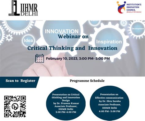 Iihmr Delhi On Linkedin Iihmr Iihmrdelhi Innovation Skills