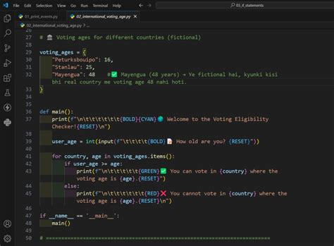 Respectedsirhamzahsyed 03ifstatements 02internationalvotingage Sana Faisal
