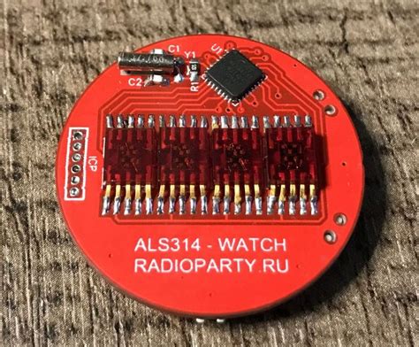 Наручные часы на Atmega328 и АЛС314 Микроконтроллеры и Технологии