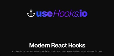 Github Small Lab Io A Comprehensive Collection Of Modern Reusable React Hooks